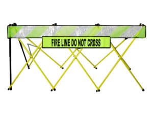 Flex-Safe Fire Line Do Not Cross Sign | 8"x40"