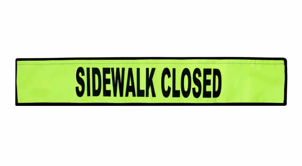 Folding Construction Signs